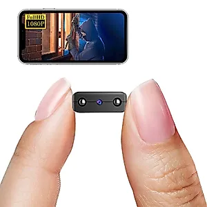 Smallest Spy Hidden Camera,1080P Wireless WiFi Portable Remote Camera,Nanny Cam,Baby Monitor with Night Vision,Motion Detection,Cloud Storage,Remote Viewing for iOS Android Phone APP