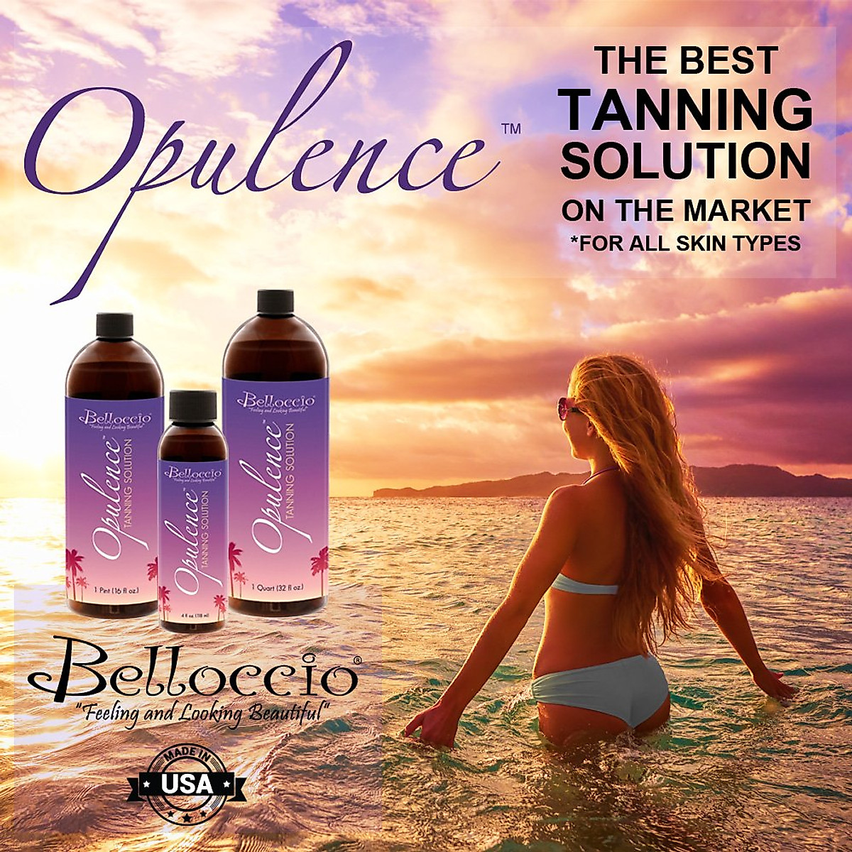 Belloccio Premium T75 Sunless Turbine Spray Tanning System; FREE 4 oz. Opulence Tanning Solution & FREE User Guide Video Link
