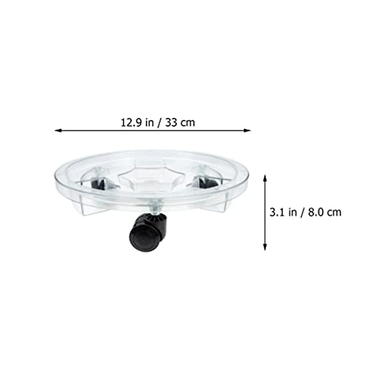 GANAZONO House Plants Plant Caddy with Wheels: Movable Planter Dolly Trolley Tray Flower Pot Pallet Plant Pot Saucer Stand for Tree Flower Planter Shelf House Plants Indoors Live