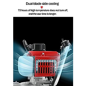 Cordless Hedge Trimmer, Lightweight Garden Handheld Hedge Cutter with Manganese Steel Blade and All Aluminum Alloy Gearbox, Home Commercial Use Bush Trimmer for Bush Lawn and Garden(Size:Single edge 3