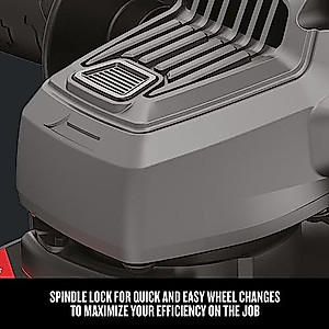 CRAFTSMAN Small Angle Grinder Tool 4-1/2 inch, 6 Amp, 12,000 RPM, Corded (CMEG100)