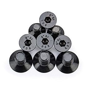 FullerKreg M3-0.5 x 10mm DIN 7991 Hex Drive Class 10.9 Black Oxide Finish Alloy Steel Flat Socket Cap Screw (Pkg of 100)