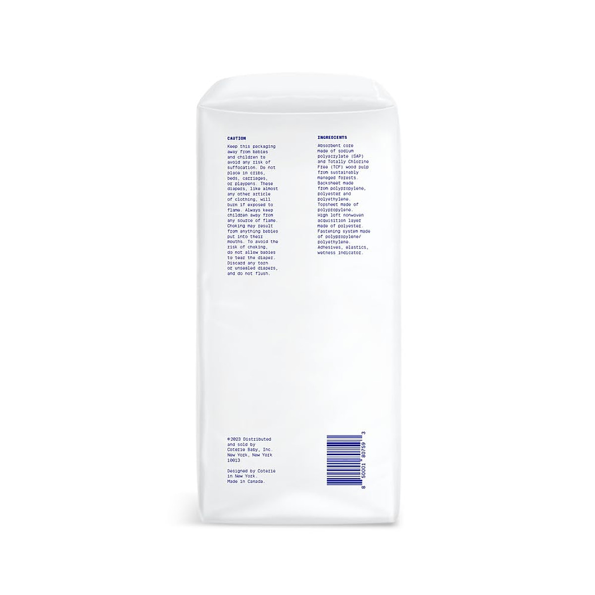 Coterie Size 4 Diapers, 25 CT