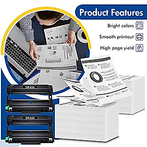 DR630 DR-630 Drum Unit 2-Pack Compatible Replacement for Brother DR630 DR-630 Drum Unit for Brother MFC-L2700DW HL-L2300D HL-L2340DW HL-L2380DW MFC-L2740DW DCP-L2540DW HL-L2305W HL-L2360DW Printer