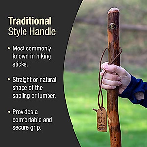 Free form Hickory Walking Stick-48