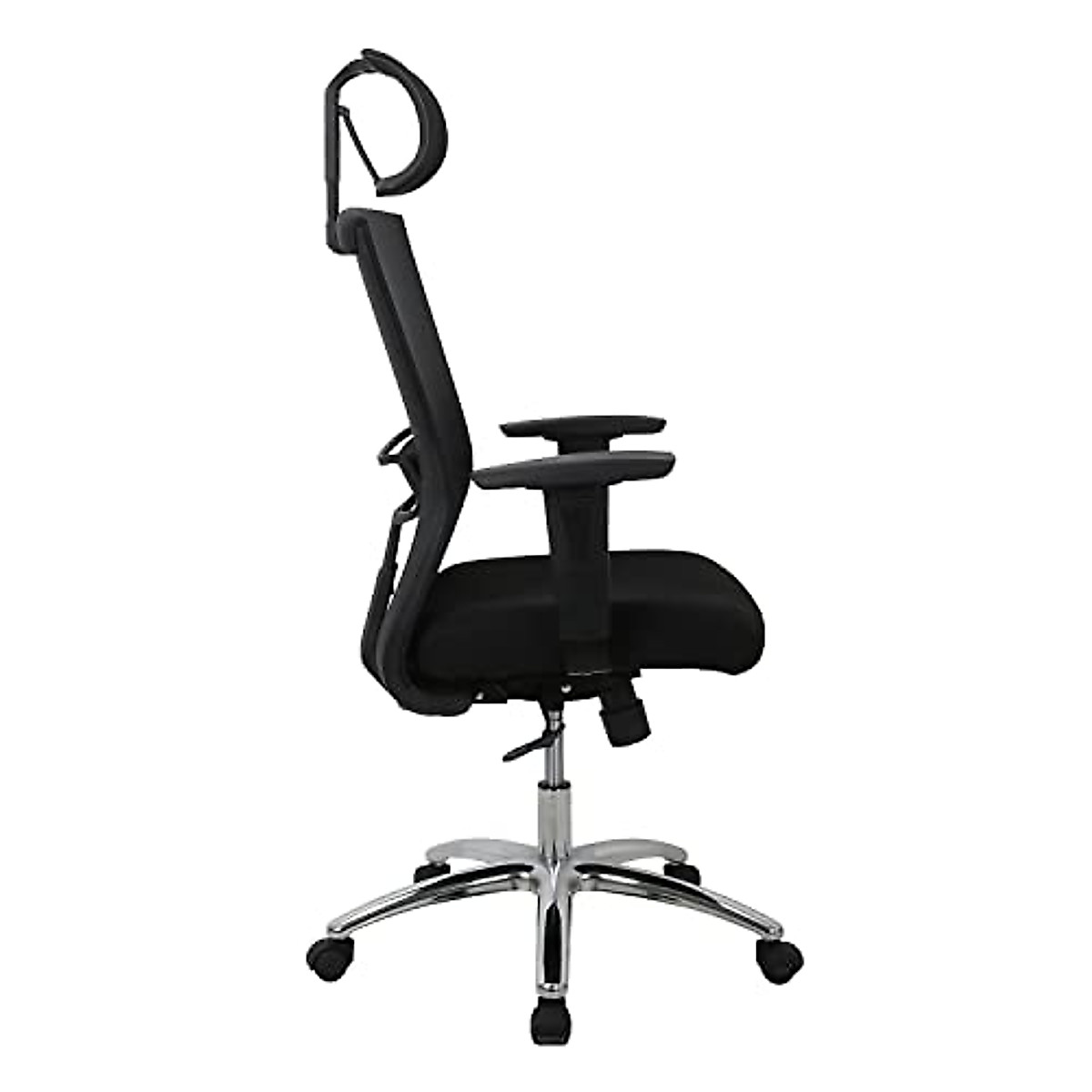 Home Ergonomic Office Chair Mesh Office Chair with Wheels，Office Desk Chair with Lumbar Support Armrest Executive Rolling Swivel Adjustable Height Mid Back Task Chair for Adults, Black