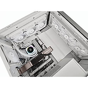 Corsair AF120 Elite, High-Performance 120mm PWM Fluid Dynamic Bearing Fan with AirGuide Technology (Low-Noise, Zero RPM Mode Support) Single Pack - White
