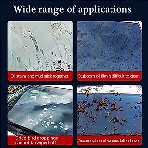 JIFOVER 100/200Pcs Car Windshield Washer Fluid Tablets, Windshield Wiper Fluid Tablets, Wiper Fluid Concentrate for Car Kitchen Window (200PCS)