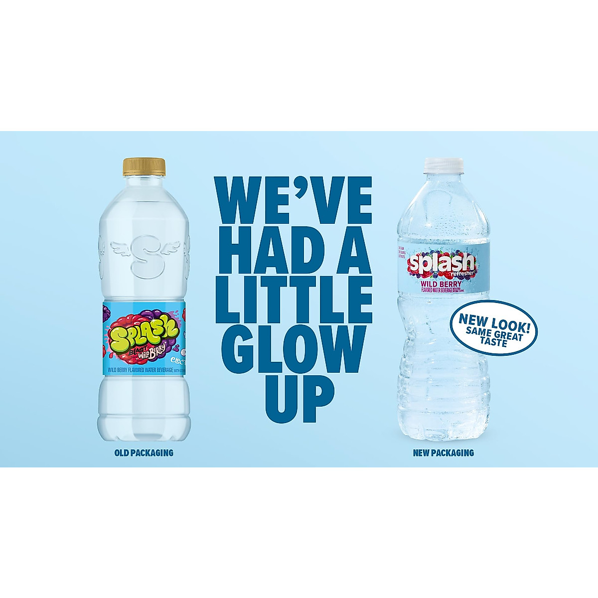 Splash Refresher Mandarin Orange Flavored Water, 16.9 Fl Oz, Plastic Bottle, Pack of 6