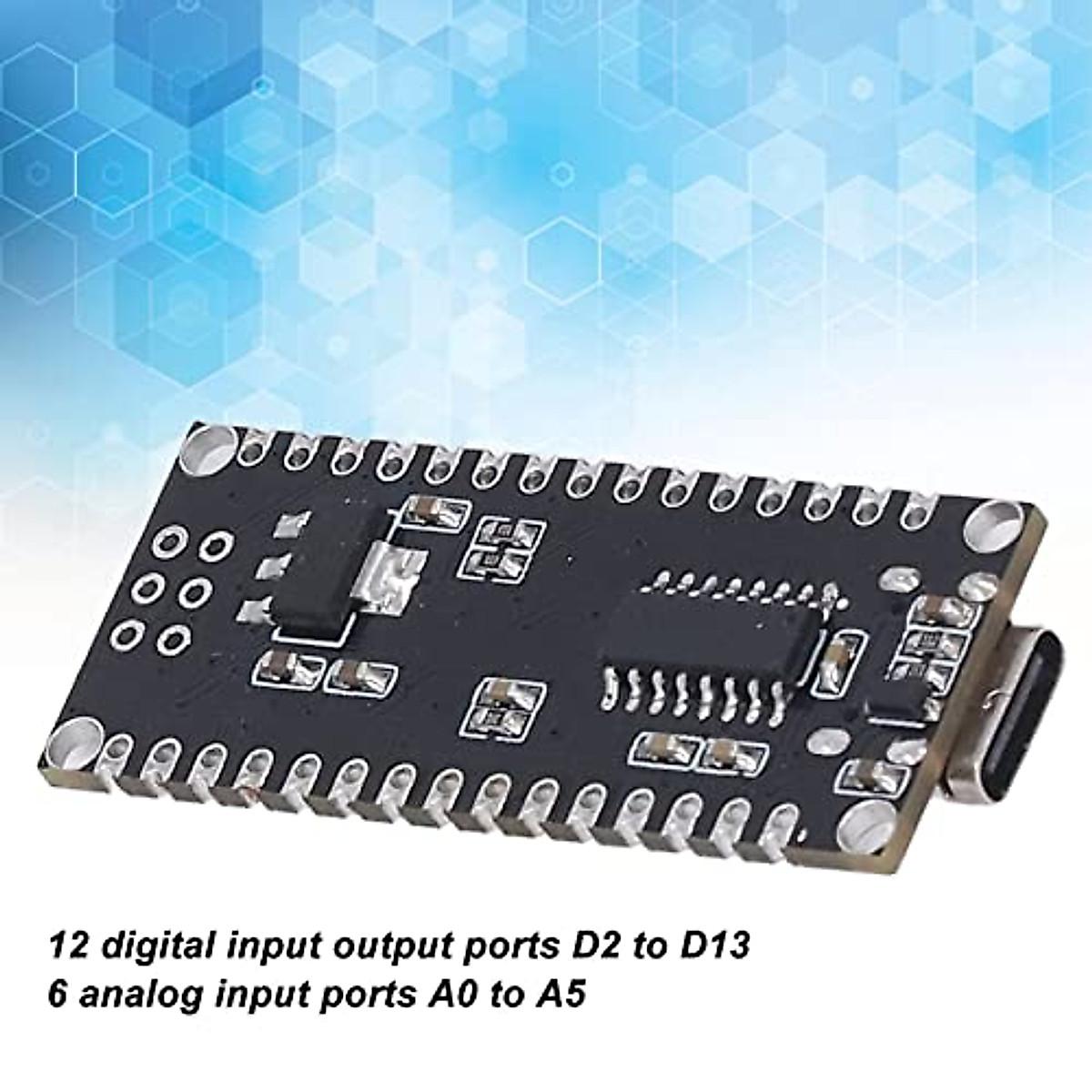 328P Module, 328P Board 6 Analog Input D2 to D13 for ISP Download