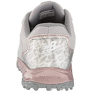 New Balance Women's Fresh Foam Link SL v2 Golf Shoe, Grey/Rose, 6.5