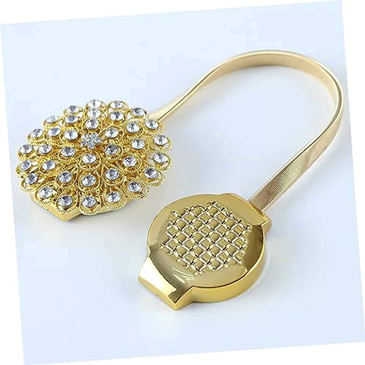 Garneck Magnetic Curtain Tiebacks Royal Drips Curtain Ties Magnetic Curtain Tie Backs Magnetic Tie Backs Magnetic Curtain Tiebacks Gold Curtain Holdbacks Office Accessories Magnetic Buckle