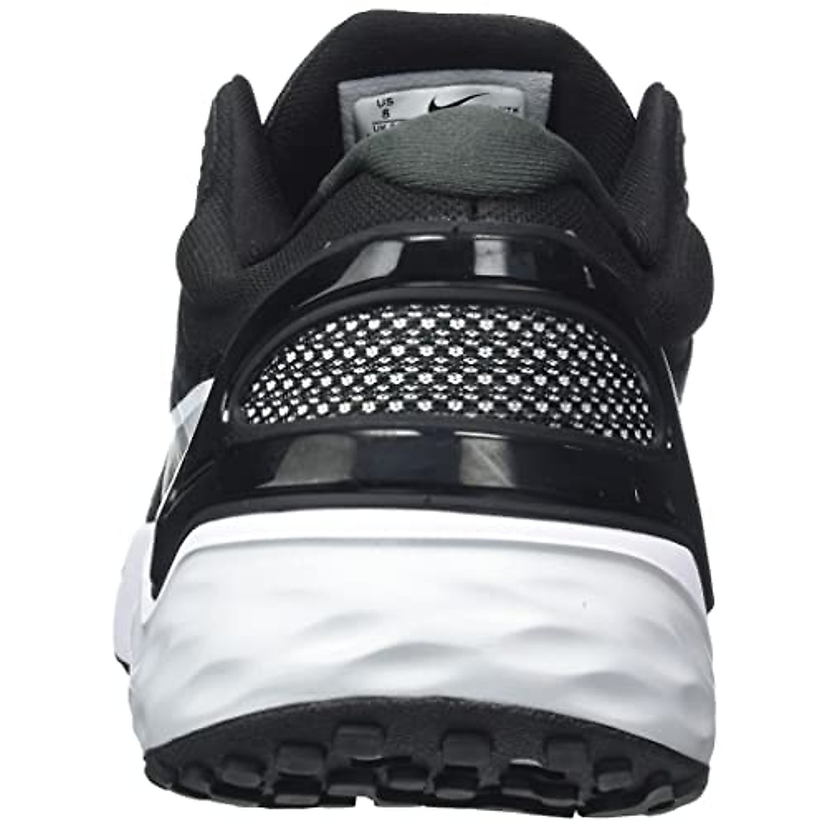 Nike Women's Road Running Shoes, Black White Pure Platinum Dk Smoke Grey, 8.5 US