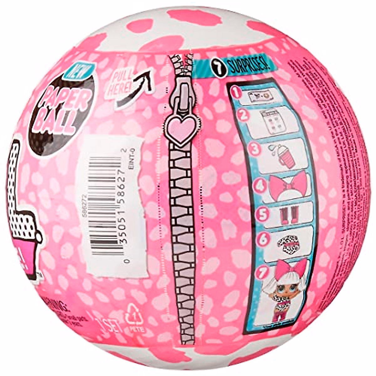 L.O.L. Surprise! 707 Diva Doll with 7 Surprises Including Doll, Fashions, and Accessories - Great Gift for Girls Age 4+, Collectible Doll, Surprise Doll, Water Surprise, Multicolor