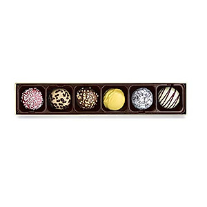 Godiva Chocolatier Birthday Truffles Assorted Chocolate Gift Box, 4.09 Oz (Pack of 6)