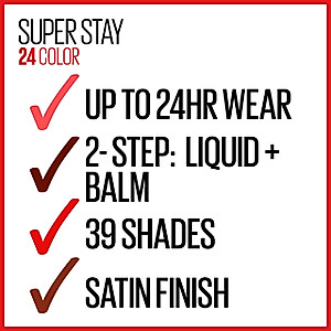 Maybelline SuperStay 24, 2-Step Liquid Lipstick, Absolute Taupe