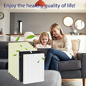 Ontheone HR900 Replacement Filter Kit Compatible with Winix HR900 Purifier, Replaces Part # 1712-0093-00 Filter T and 1712-0094-00 Filter U, 2 Set