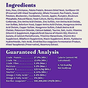 Halo Holistic Adult Dog Vegan Plant-Based Recipe with Superfoods 3.5 lb Bag