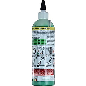 Slime 10011 Flat Tire Puncture Repair Sealant, Emergency Repair for highway vehicles, suitable for Cars/Trailers, Non-toxic, eco-friendly, 16 oz bottle