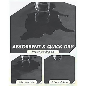 Coffee Bar Mat,Dish Drying Mat for Kitchen, 24x18" Coffee Tray Mat Under Coffee Machine,Rubber Coffee Maker Mat,Under Appliance Mats,Silicone Hot Mats for Coffee Machine,Coffee Dish Drying Mat