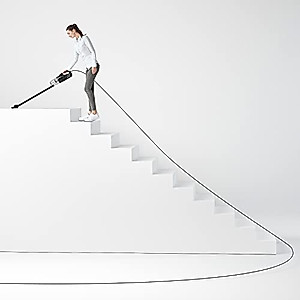 SOWTECH Corded Stick Vacuum Cleaner, 17Kpa Powerful Suction Stick Vacuum with 32Ft Cord, 6 in 1 Lightweight Vacuum Cleaner for Hard Floor Pet Hair, Black