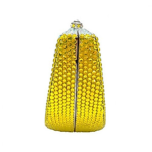 Tngan Women Cute Fruit Evening Clutch Sparkling Rhinestones Purse Crystal Banquet Prom Shoulder Bag, Fruit 1