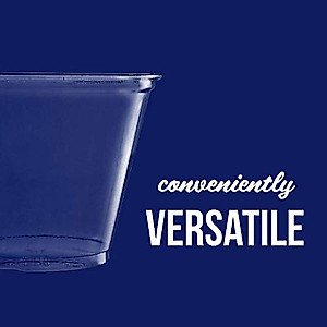 SOLO AC940-20001 Cup Company 9oz Clear Wine and Punch Plastic Cups, 6-Packs of 40ct (240ct Total)