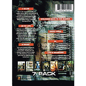 CITY CHRONICLES 7 PELICULAS [7 KILOS & 25 TO LIFE & 6 THUGS & WELCOME BACK TO THE BARRIO & SNUFF DOGS & 44 & LIFE'S DECISIONS.