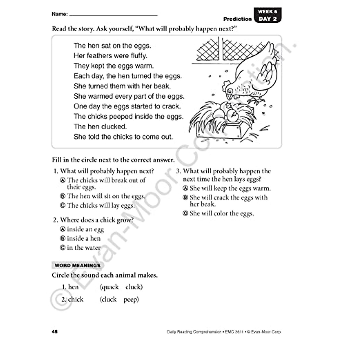 Evan-Moor Daily Reading Comprehension, Grade 1 - Homeschooling & Classroom Resource Workbook, Reproducible Worksheets, Teaching Edition, Fiction and Nonfiction, Lesson Plans, Test Prep