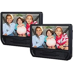 RCA DRC79981E 9-inch Dual Screen Portable DVD Player - Black (Renewed)