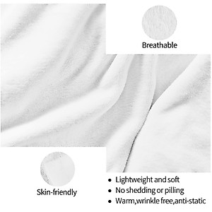 HGOD DESIGNS Bird Throw Blanket Flannel Fleece Blanket Willow Branches and Birds Black-Capped Chickadee Lightweight Throw for Bed Sofa Travel Teens Birthday s 50" x 60