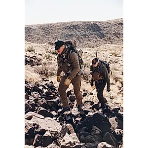 First Lite Men's Brooks Down Sweater - Lightweight Insulated Hunting Puffy - Dry Earth - X-Large