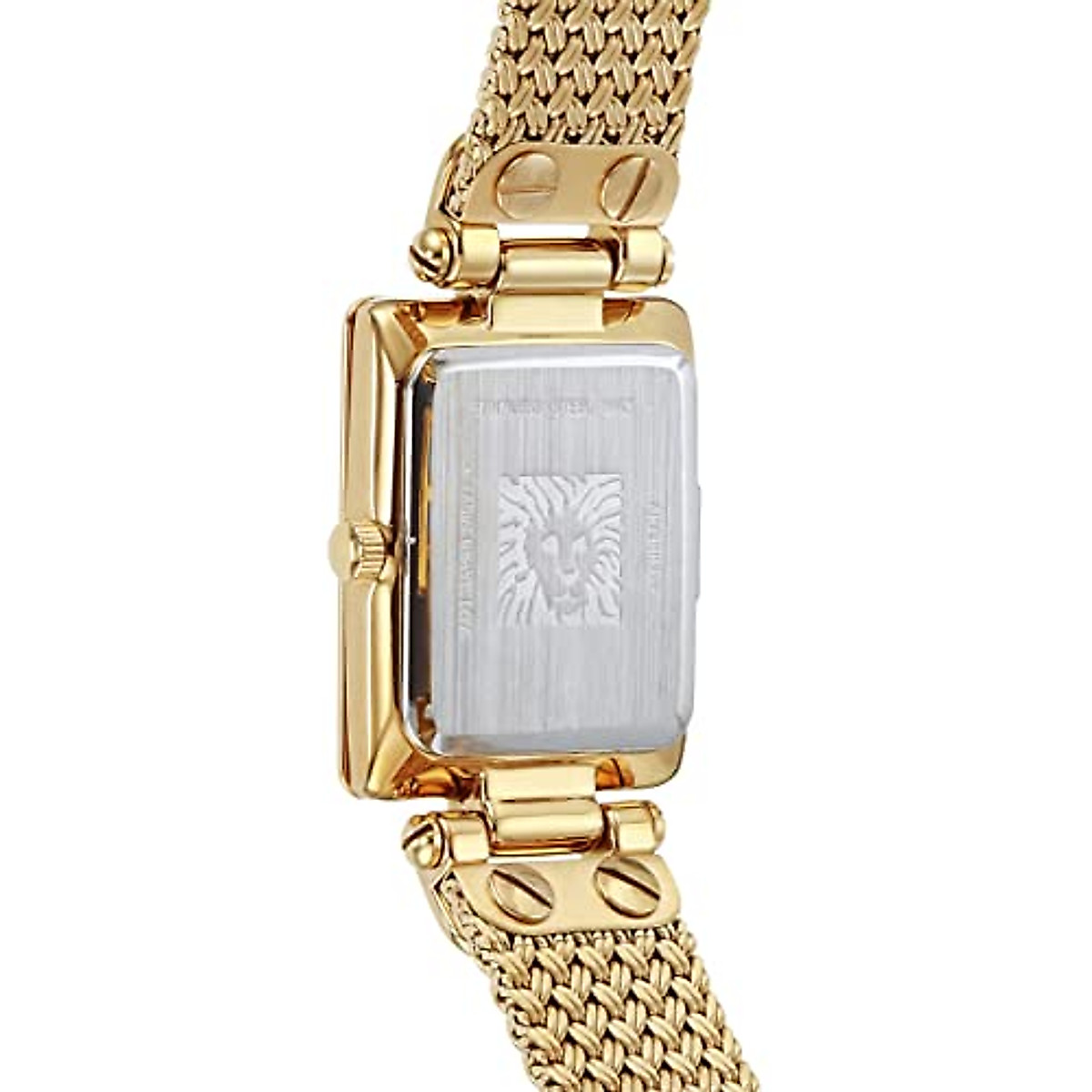 Anne Klein Women's Japanese Quartz Dress Watch with Stainless Steel Strap, Gold, 12 (Model: AK/3882CHGB)