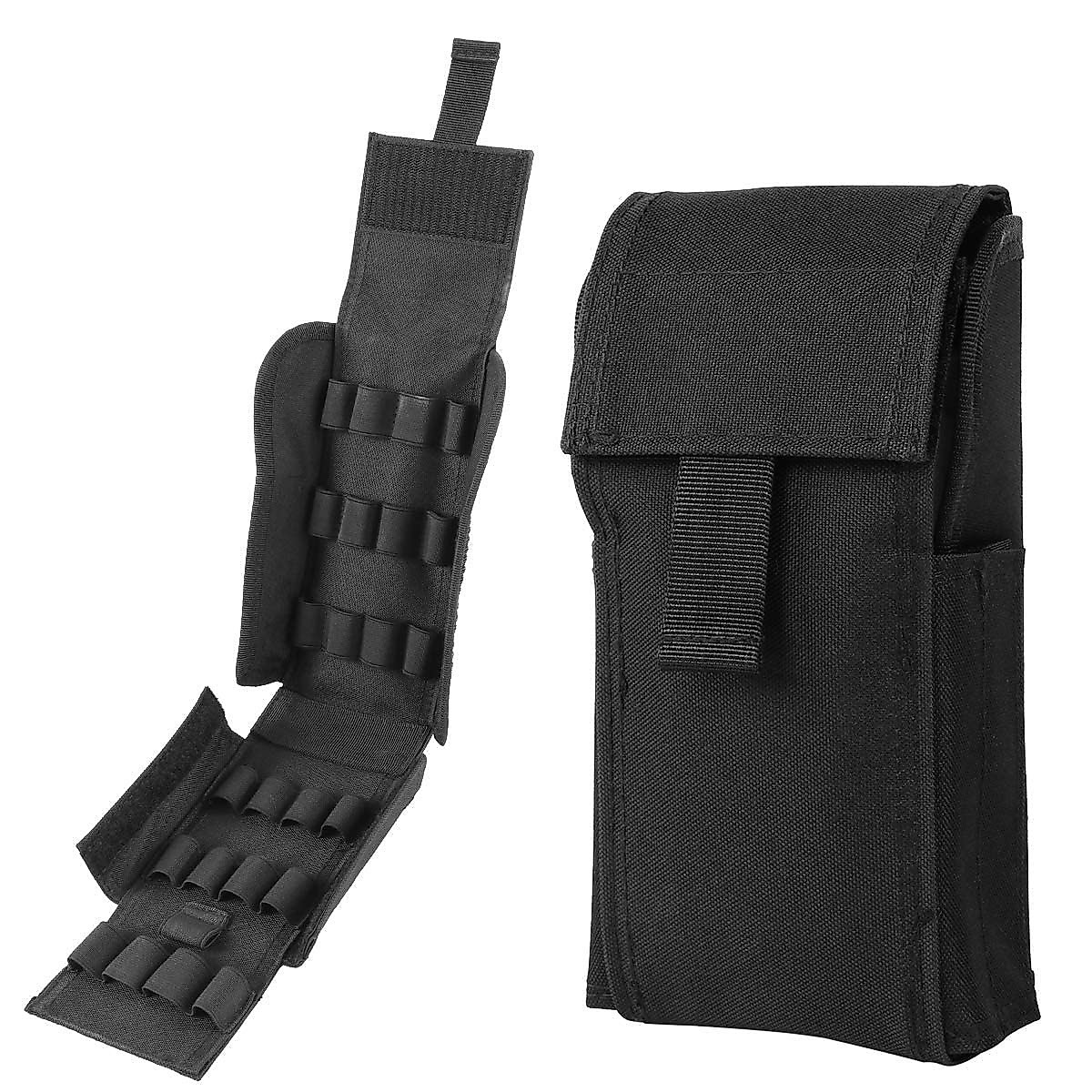 IronSeals 24 Round Shotgun Shotshell Ammunition Reload Holder Quick Access Molle Pouch for 12 Gauge/20G