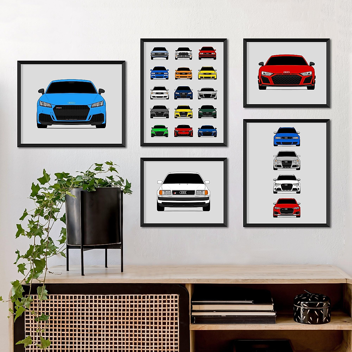Custom Car Posters Audi S5 Sportback (2012-2016) Print Wall Art Decor Handmade - 8x10" Satin Print (Unframed)