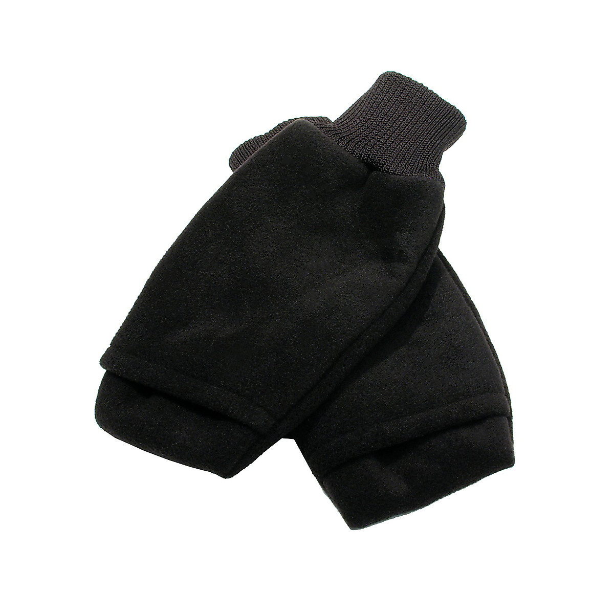 Fleece Open-Ended Winter Pull-Up Mitts Size Large