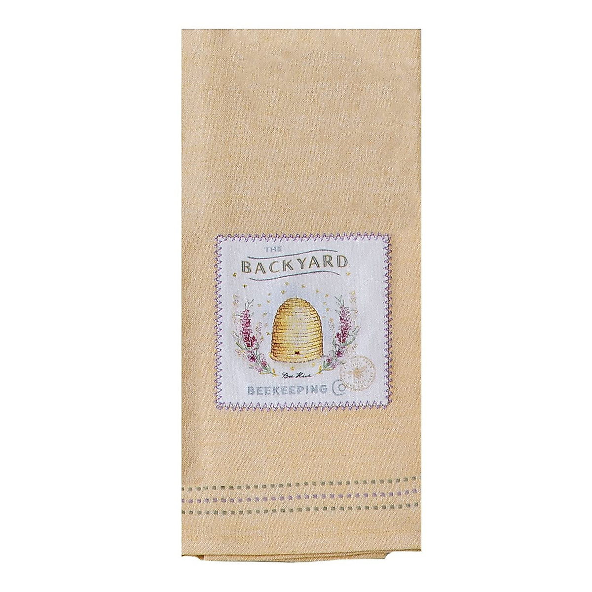 Kay Dee Designs 4 Piece Farmhouse Backyard Bee Keeping Kitchen Bundle, 2 Towels and 2 Grabber Mitts