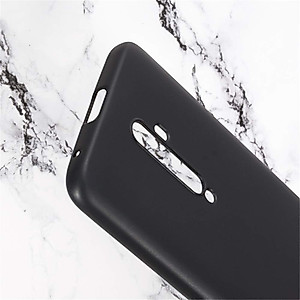 Shantime Oppo Reno 2Z Case, Scratch Resistant Soft TPU Back Cover Shockproof Silicone Gel Rubber Bumper Anti-Fingerprints Full-Body Protective Case Cover for Oppo Reno 2F (Black)