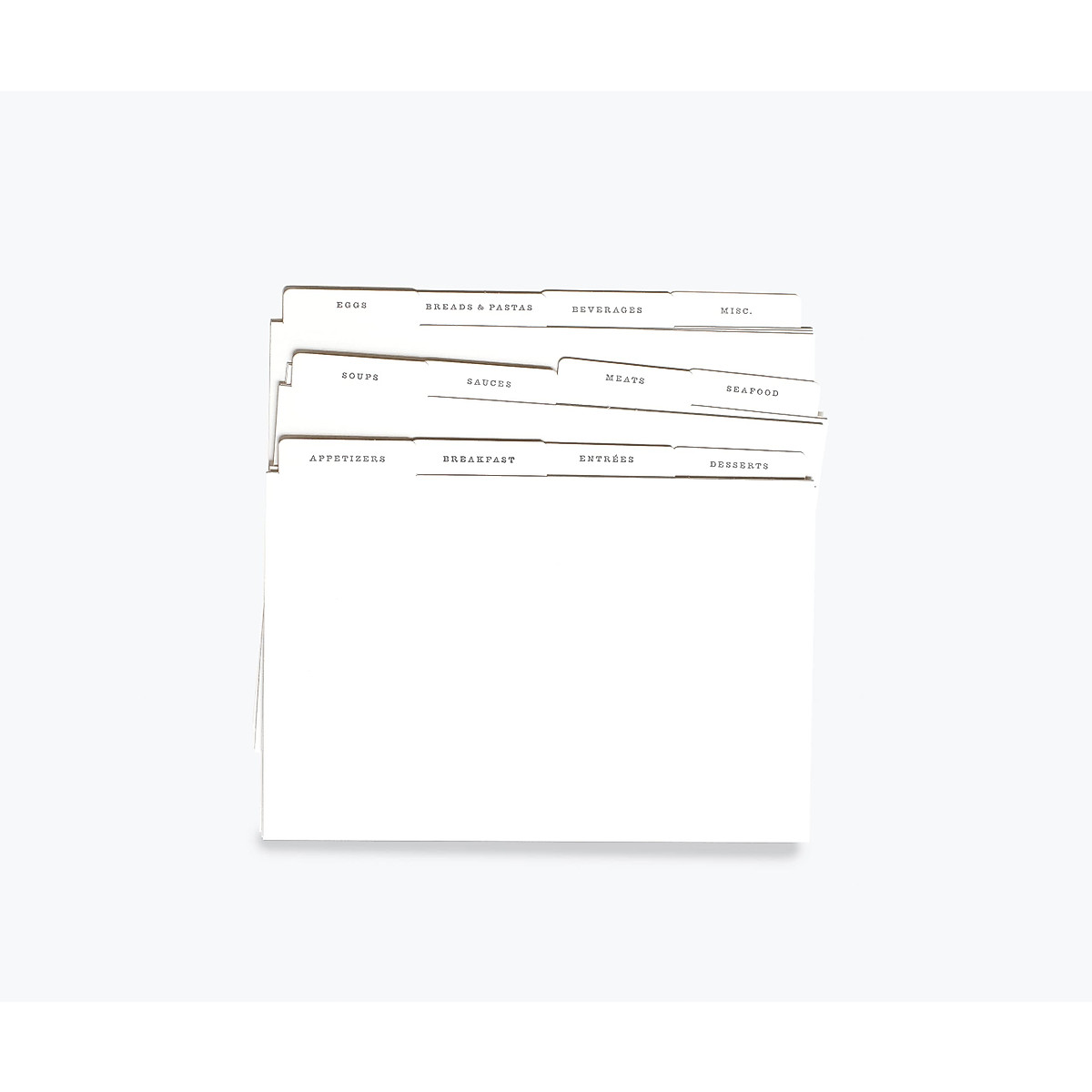 RIFLE PAPER CO. Garden Party Blue Recipe Tin, Gold Metallic Interior, Gold-Framed Label On Front, Includes 24 Recipe Cards and 12 Recipe Dividers, Bring Charm and Cheer Into Your Kitchen