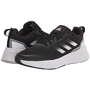 adidas Men's Questar Running Shoe, Black/White/Grey, 11