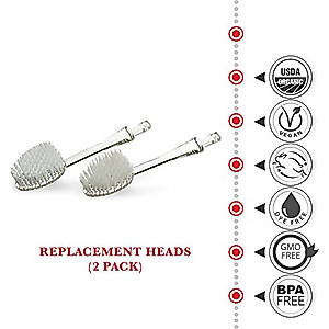 Radius Replacement Heads, Soft, 2 Count (Pack of 3)