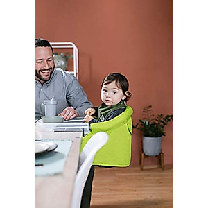 Inglesina Fast Table Chair - Award-Winning Baby High Chair for Eating & Dining - Compact, Portable & Foldable - Leaves No Scratches - For Babies 6-36 Months & 1-3 Year Old Toddler - (Black)