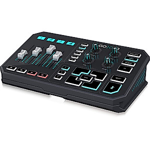 TC-Helicon GoXLR Revolutionary Online Broadcaster Platform with 4-Channel Mixer, Motorized Faders, Sound Board and Vocal Effects, Officially Supported on Windows