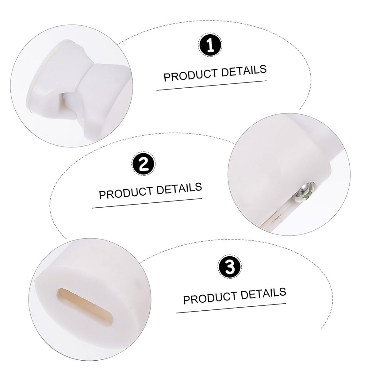 PRETYZOOM 3pcs Radiator Hook Heated Hanger Kitchen Towel Holder Radiator Tubular Hooks Towel Rail for Horizontal Radiator Towel Hangers Hooks Heated Towel Rack Radiator Towel Plastic White