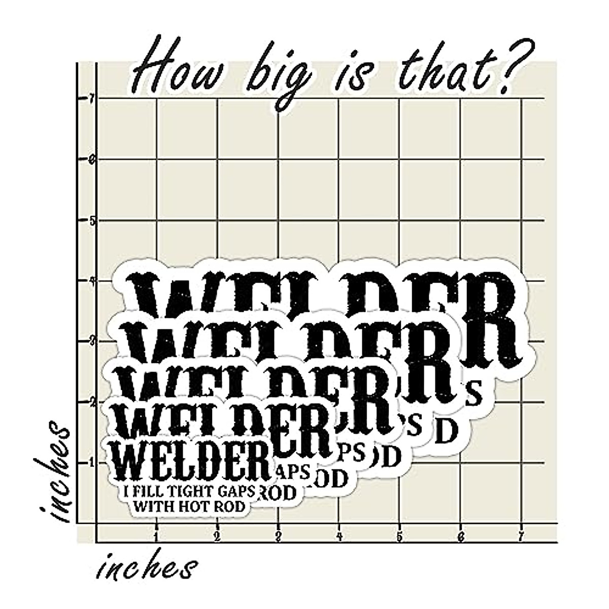 Akira Welder Hot Rod Sticker, Welder Definition Sticker, Penetration Matters Stickers, Best Welder Sticker, Water Assitant Die-Cut Funny Decals for Laptop, Phone, Water Bottles, Kindle Sticker