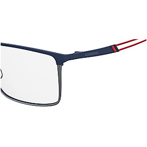Carrera Men's 8831 Rectangular Prescription Eyewear Frames, Blue, 55mm, 18mm