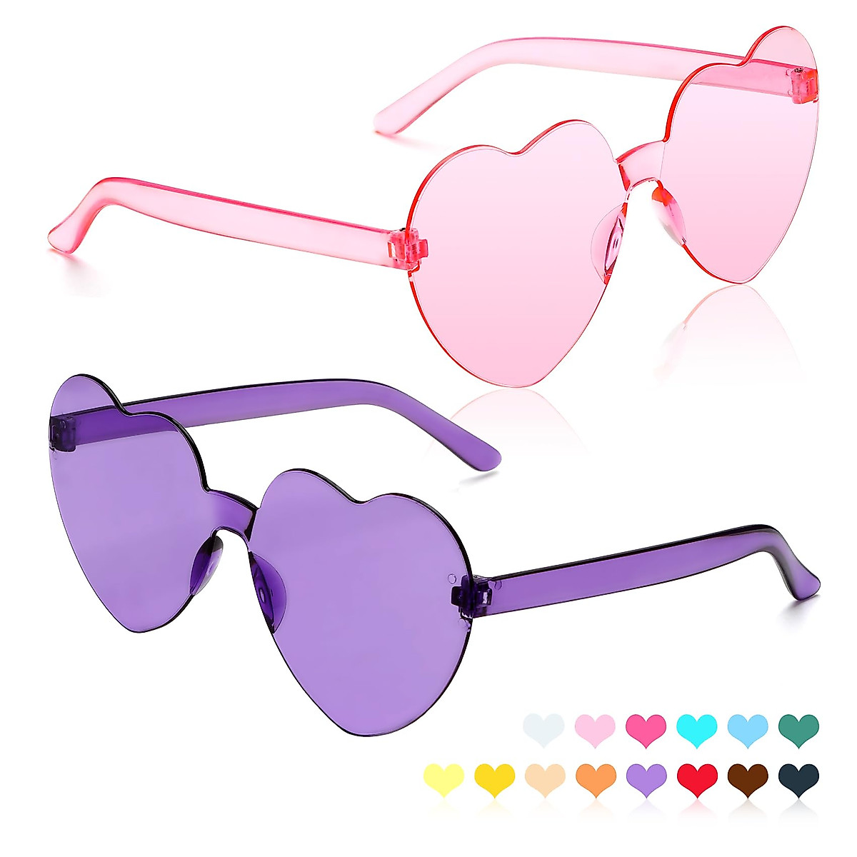 Purple Sunglasses Purple Heart Sunglasses Pink Heart Sunglasses Womens Pink Party Favors Pink Heart Shaped Glasses Birthday Party Decorations Pink Items Pink Accessories For Women Pink Concert Outfit