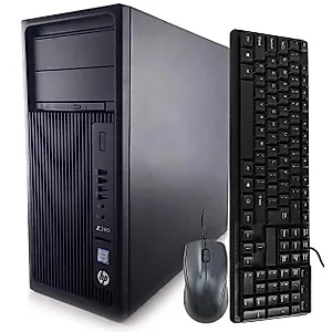 HP Z240 Tower Computer Workstation PC, Intel Core i5 6600 3.3GHz Processor, 32GB DDR4 Ram, 512GB NVMe SSD, HDMI, WiFi | Bluetooth, Nvidia GeForce GT 1030 2GB DDR5, Windows 10 Pro (Renewed)