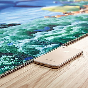 Butterfly Area Rug Carpet Abstract Retro Butterfly Silhouettes Floral Springtime Girls Theme Image Living Dining Room Bedroom Hallway Office Carpet 3'x4' Pink Purple Lilac