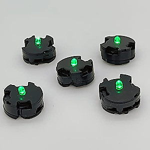 Yikko 5PCS LED Units for Gundam Models Kits, MG LED Unit Set for Gundam 00 MG GN-X Light Up Certain Gundam Models Hobby Accessories Xmas Gift for Kids (Green)